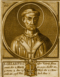 MOMENTOS OPORTUNOS: GELÁSIO I Papa, Santo Século V