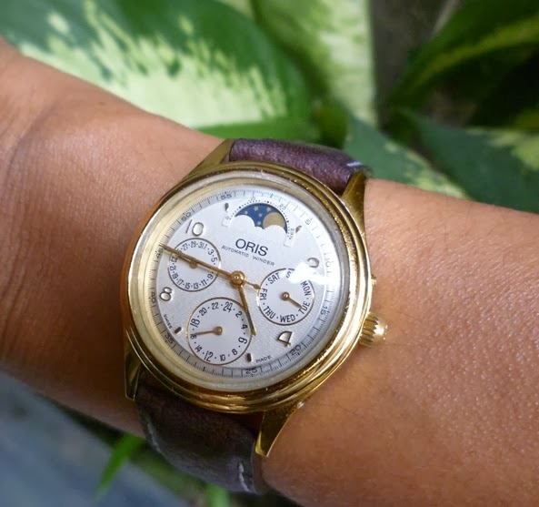 JAM BEKAS SAUDARA: (Sold) ORIS MOONPHASE 7433 ...si cantik maniss...