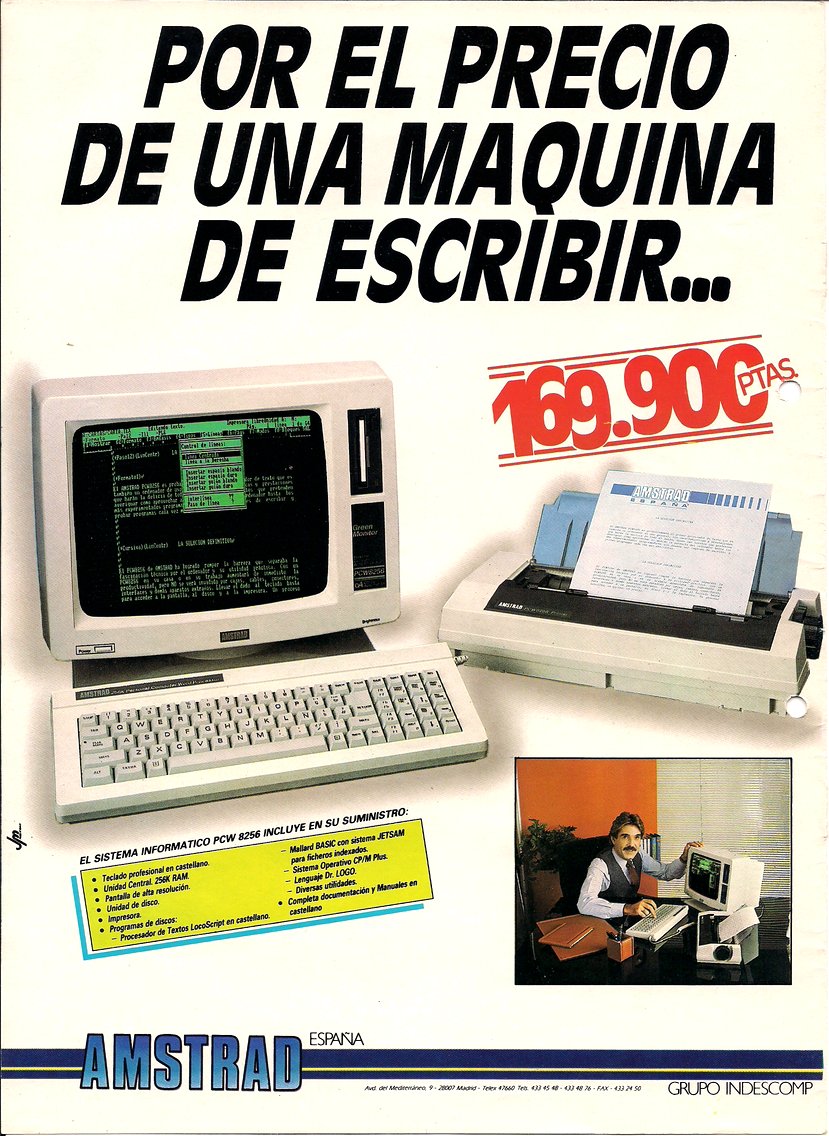 Informatica Viejuna: Amstrad PCW8256