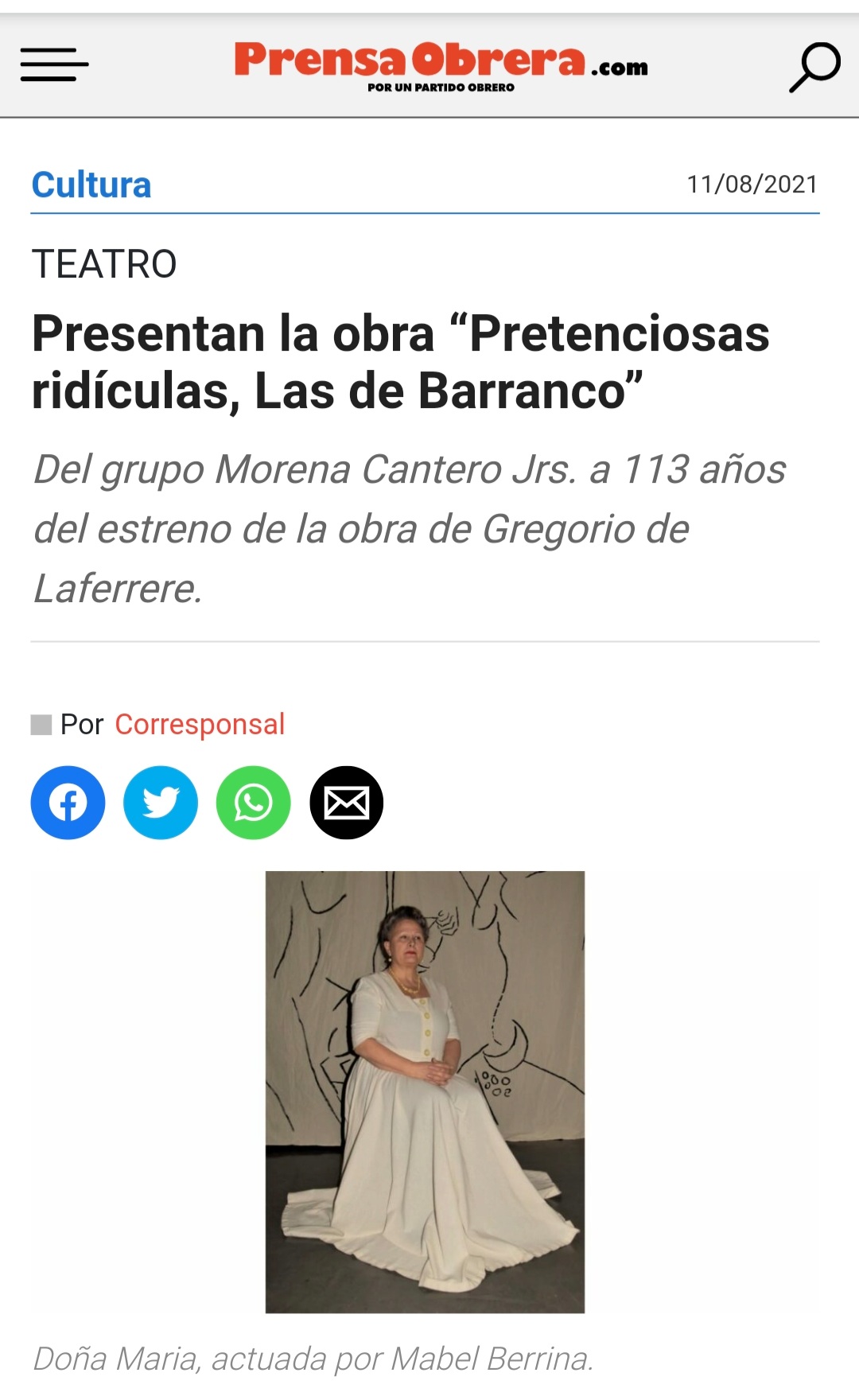 MORENA CANTERO JRS Teatro