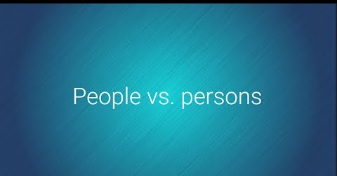 Grammar : People vs Persons | COBA BAHASA INGGRIS