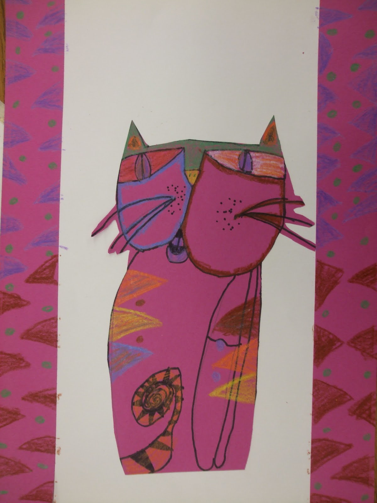 Rainbow Skies & Dragonflies: Laurel Burch inspired Cats