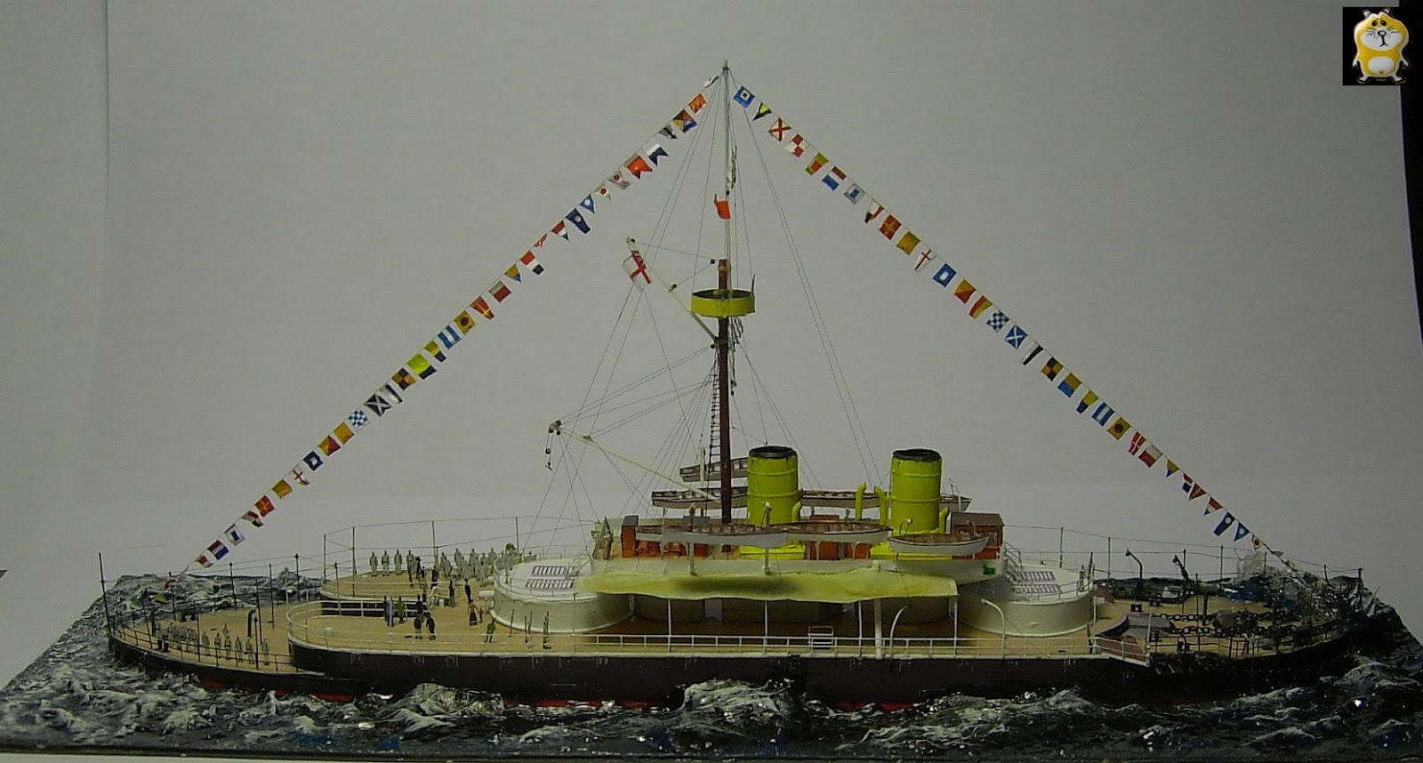 The Mad Hamster's Modelling: HMS Devastation, 1876: piękne brzydactwo