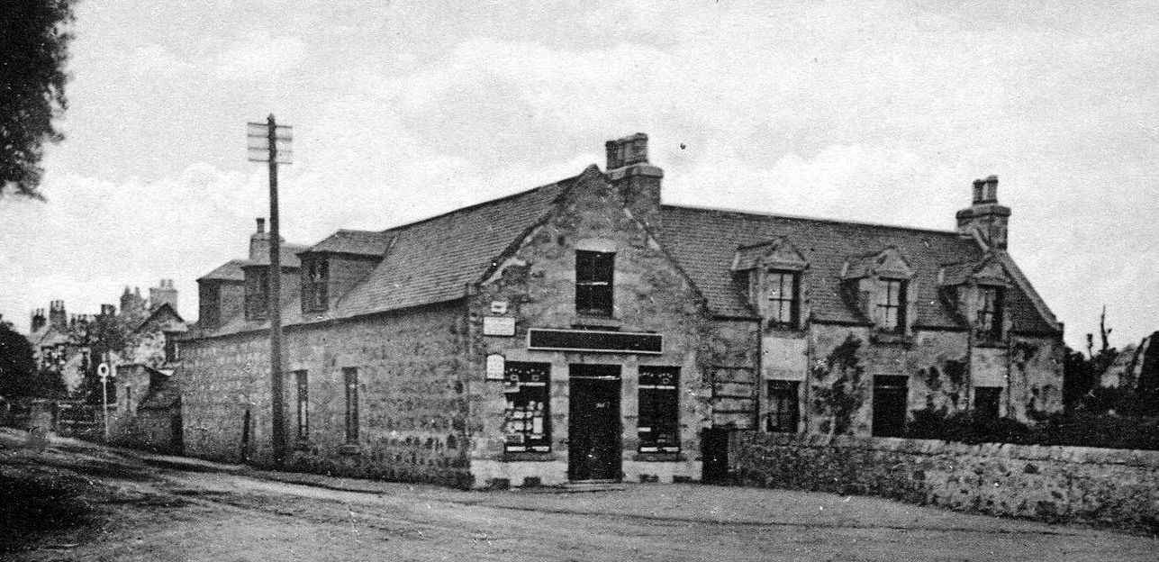 Tour Scotland: Old Photograph Post Office Dinnet Scotland