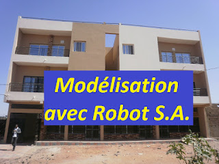Exemple de modélisation d'un bâtiment avec Robot Structral Analysis