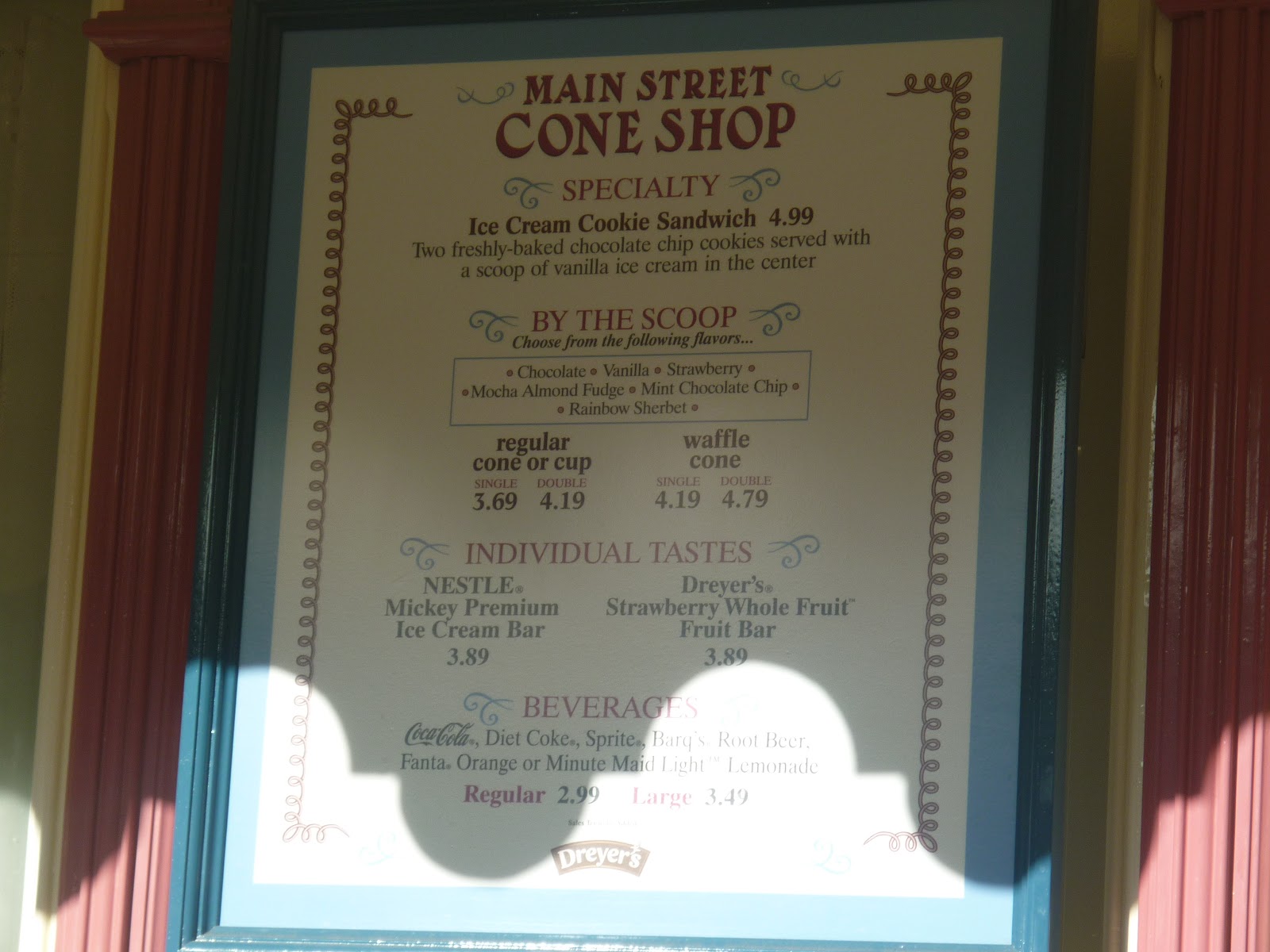 Disney Eats: Main Street U.S.A: Main Street Cone Shop