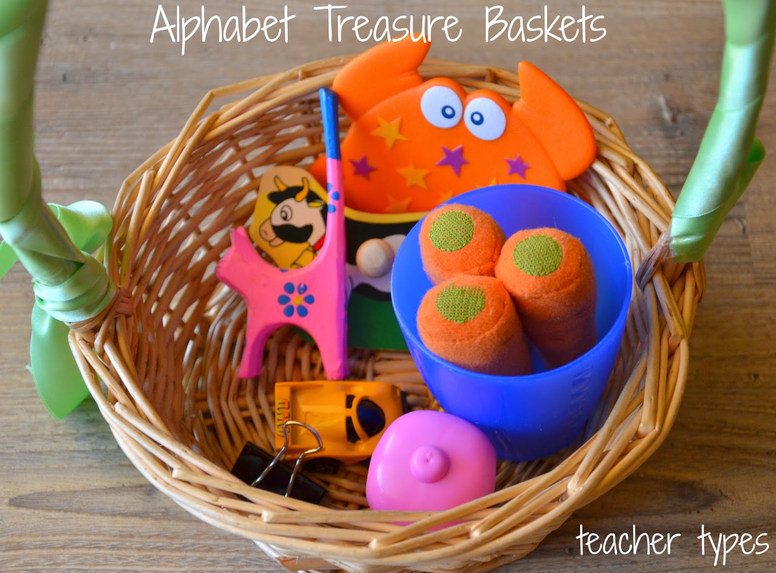 Phonics Treasure Baskets | Another Alphabet Post - Teacher Types
