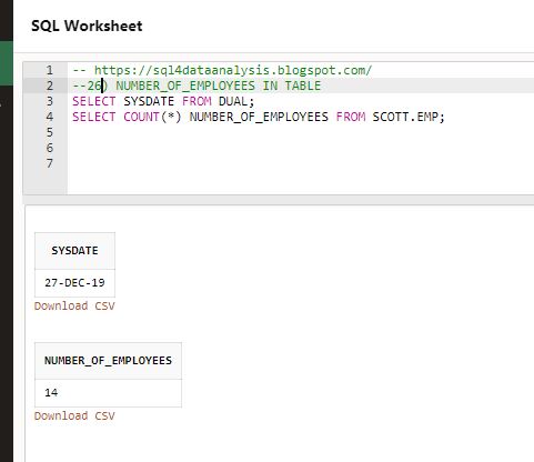 SQL QUERIES - FOR ANALYSIS: 2017