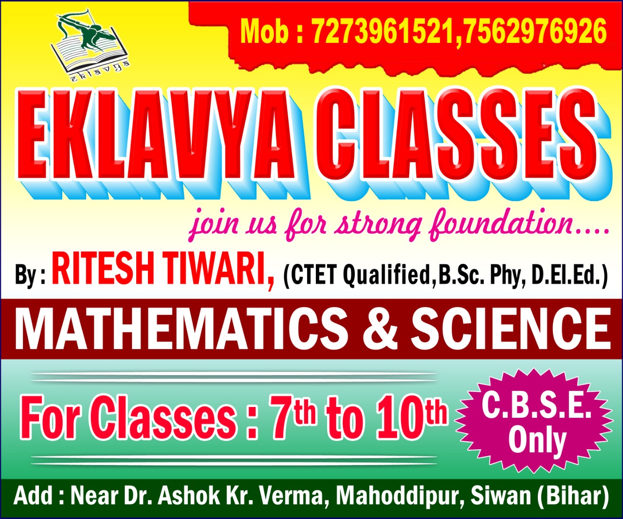 EKLAVYA CLASSES