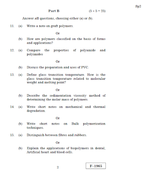 Alagappa University M.Sc., Chemistry Elective : POLYMER CHEMISTRY APRIL ...