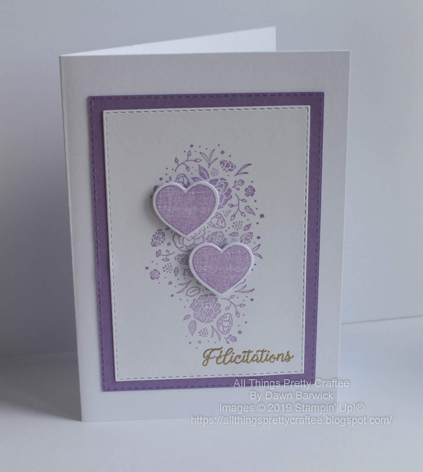 All Things Pretty Craftee: Highland Heather Wedding Congratulations