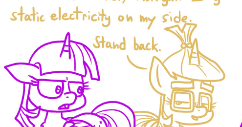 Equestria Daily - MLP Stuff!: Comic: Static Jolt / Sticks and Stones ...