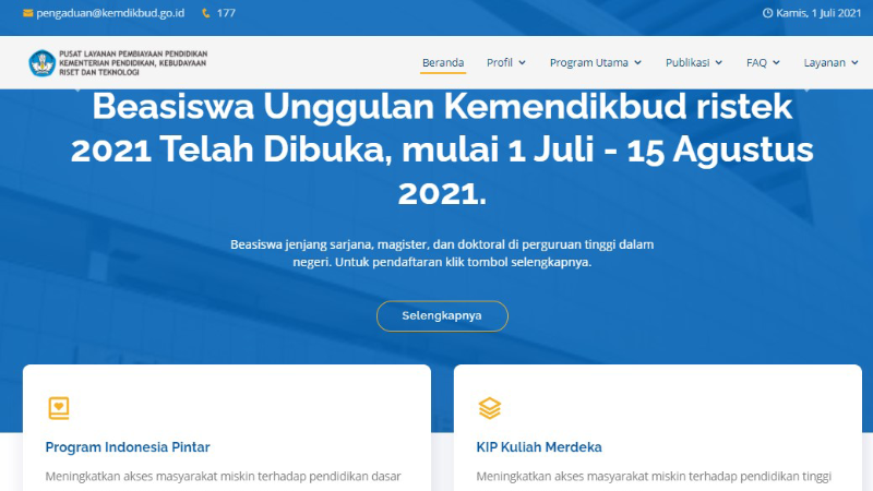 kapan beasiswa unggulan 2023 dibuka Daftar segera!! telah dibuka beasiswa unggulan dari ...