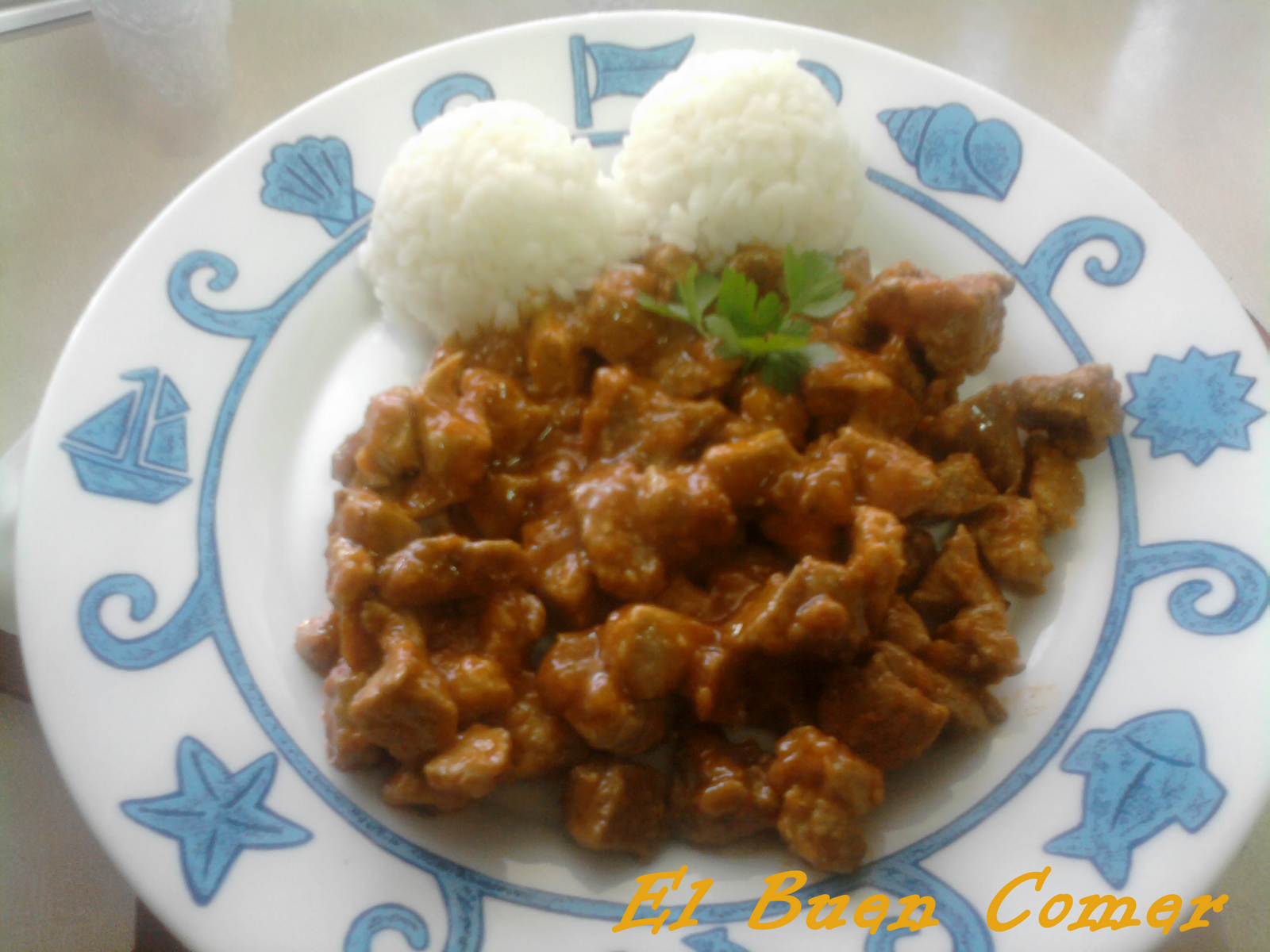 CARNE DE CERDO AL CURRY