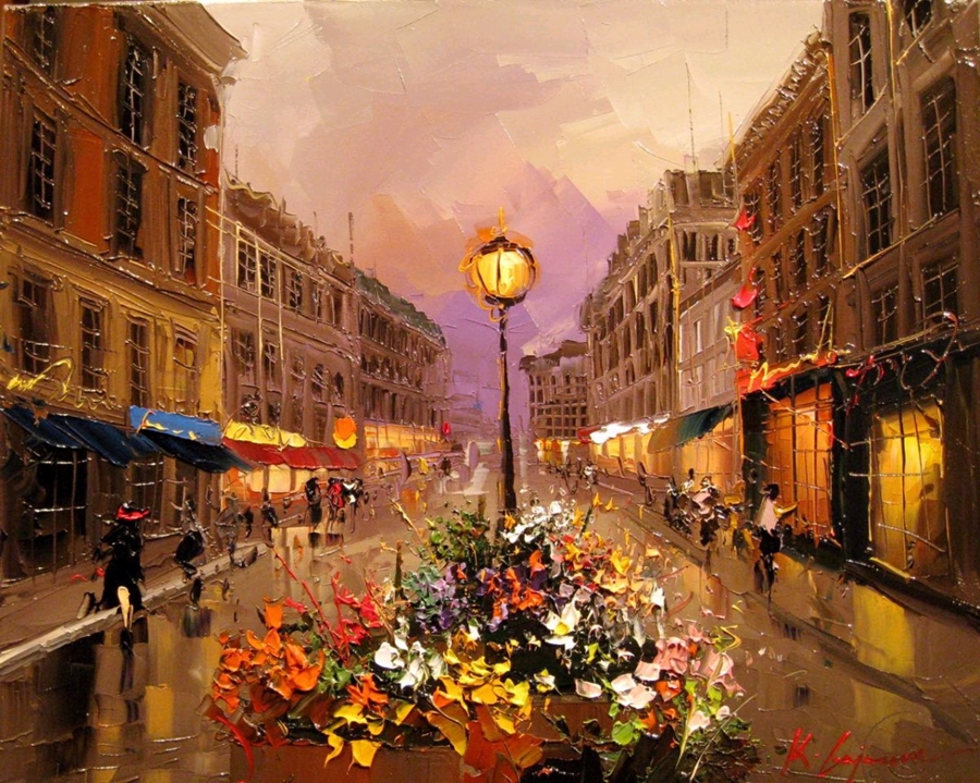 Kal Gajoum 1968 ~ Palette Knife painter | Tutt'Art@ | Pittura ...