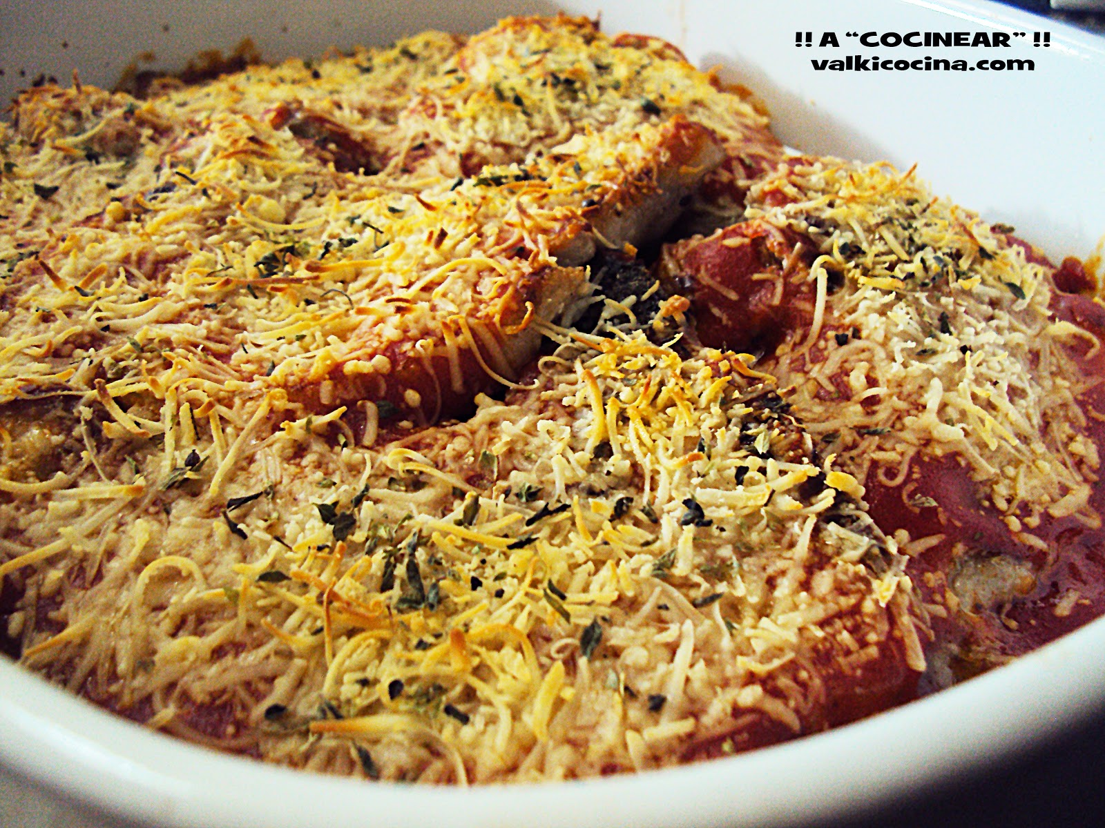 CHULETAS DE CERDO AL HORNO GRATINADAS | ¡¡A COCINEAR!! Recetas ...