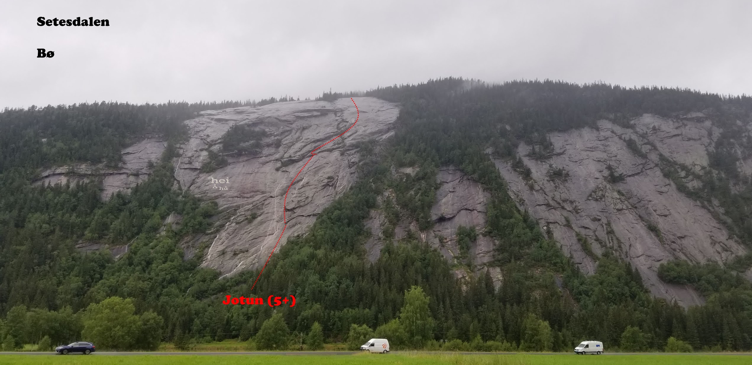 HeiÅHå Klatring: Setesdalen