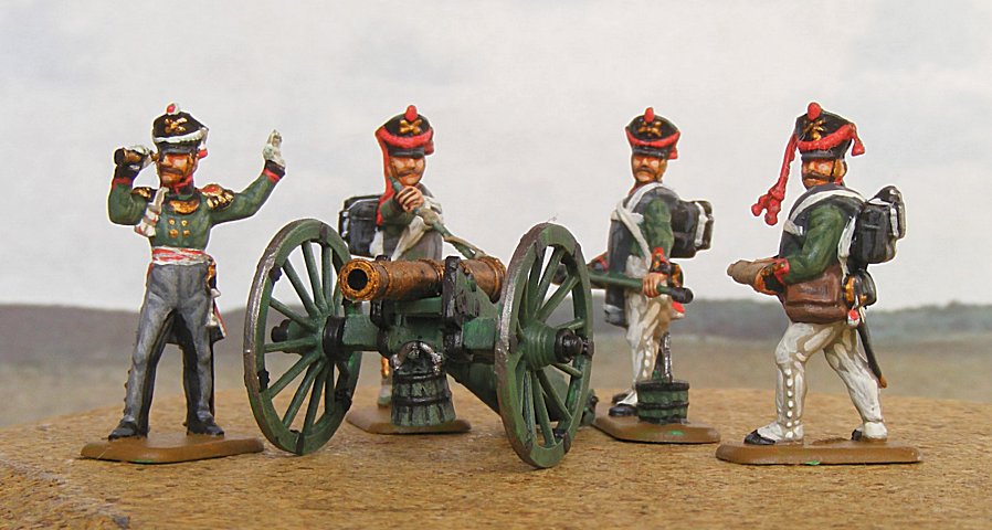 Miniature Soldiers: Russian Foot Artillery 1812-1814