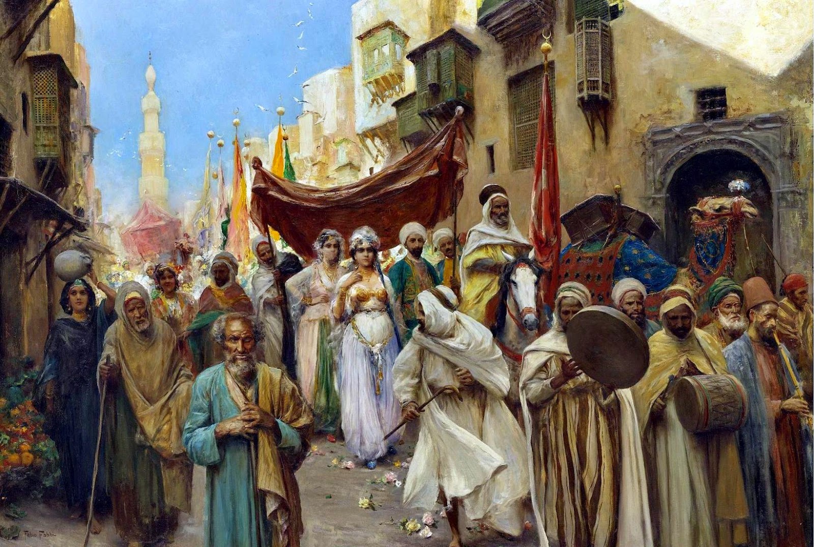 Fabio Fabbi (1861-1906) | Orientalist painter | Tutt'Art@ | Pittura ...