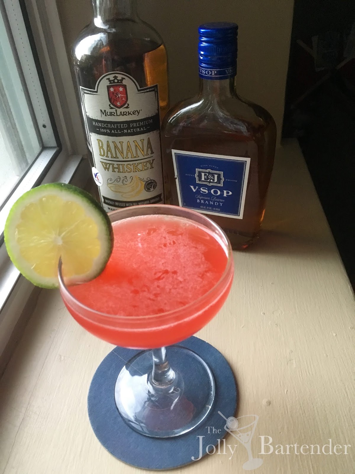 The Jolly Bartender: Banana Brandy Rose (Original Recipe for MurLarkey ...