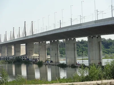 Bridge Vidin - Calafat - the longest on Danube river