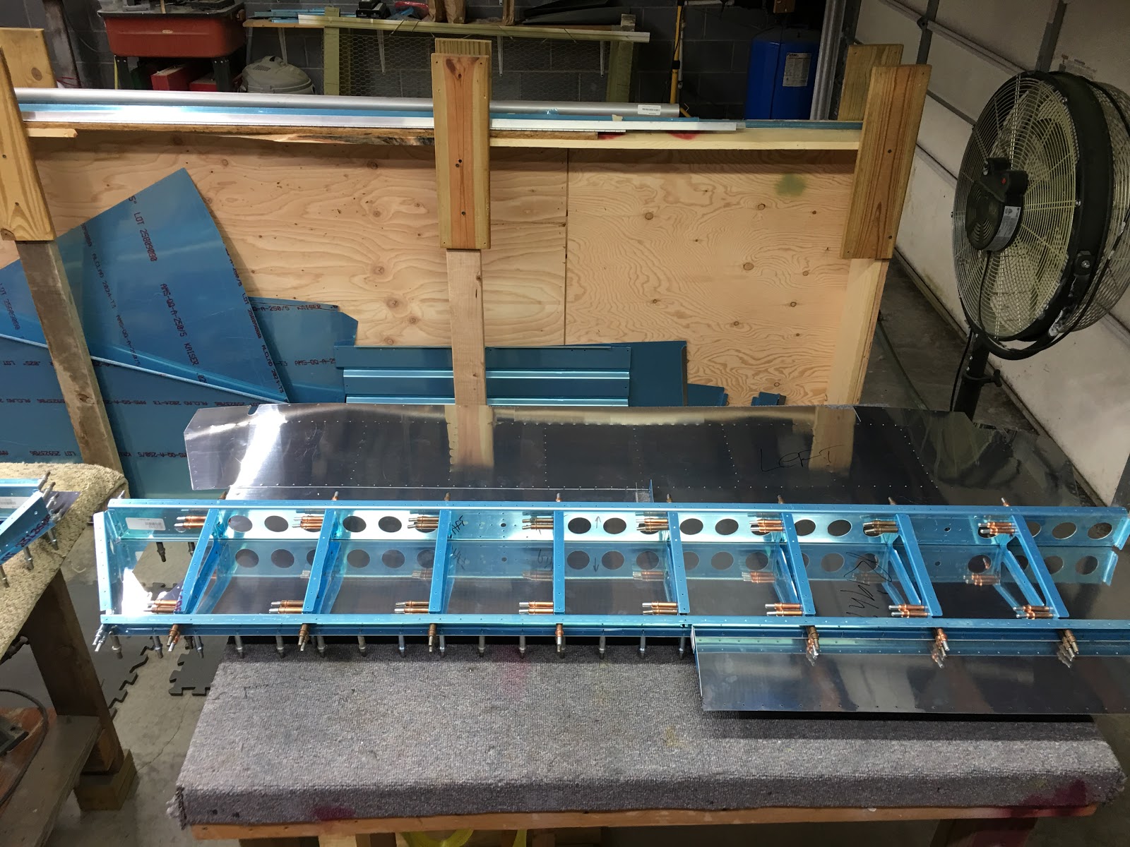 Brantel’s RV-10 Build Blog: Elevator Skeleton Work