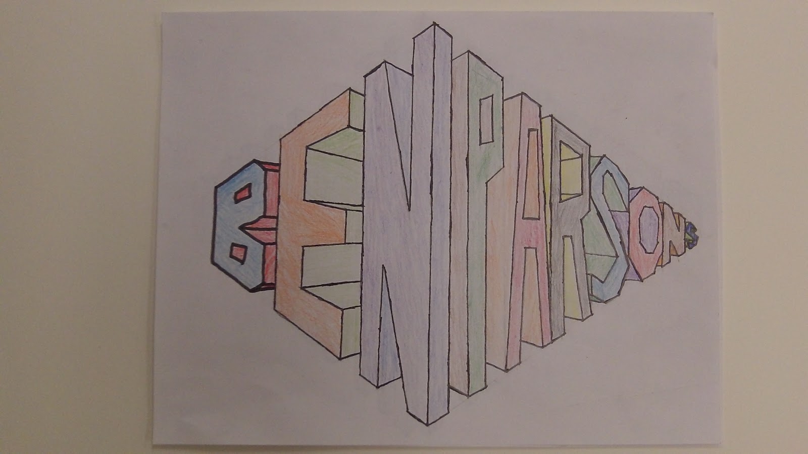 art 1 : Two Point Perspective Name