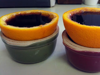 Life Sprinkled With Glitter: Homemade Jello Orange Smiles!