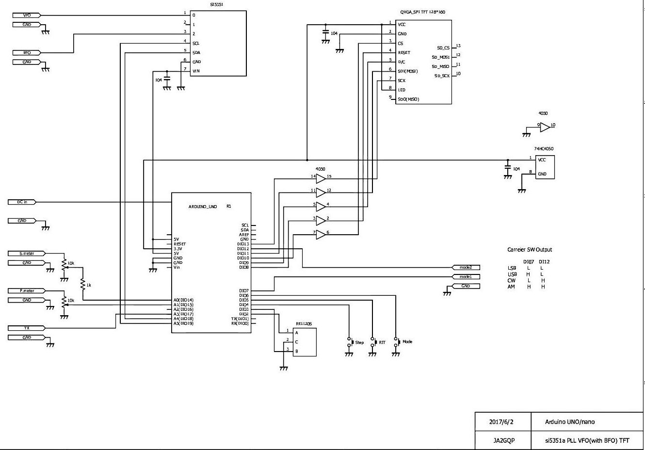 Projetos e Transceptores.: Transceptor SSB 5 bandas VFO BFO SI5351 ...
