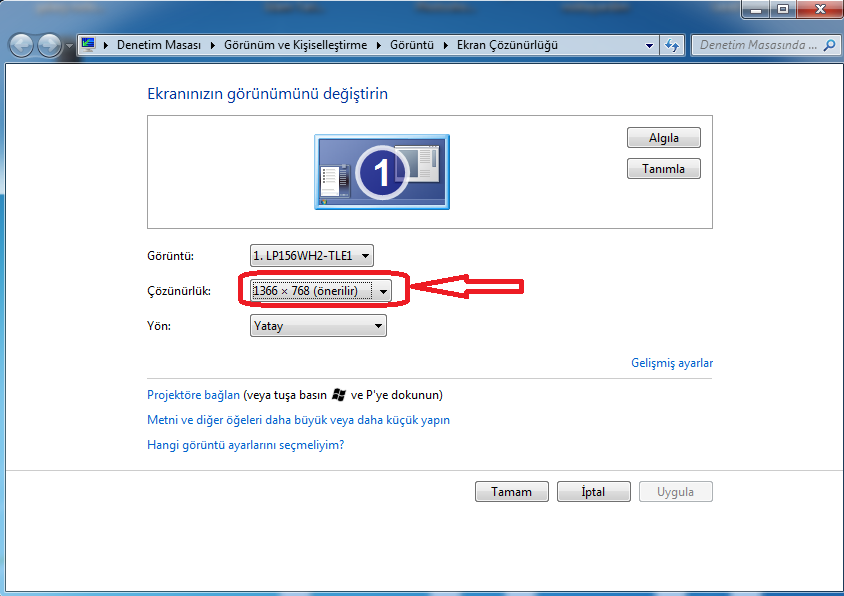 ProgramSepetimiz: ekran boyutu nasıl ayarlanır