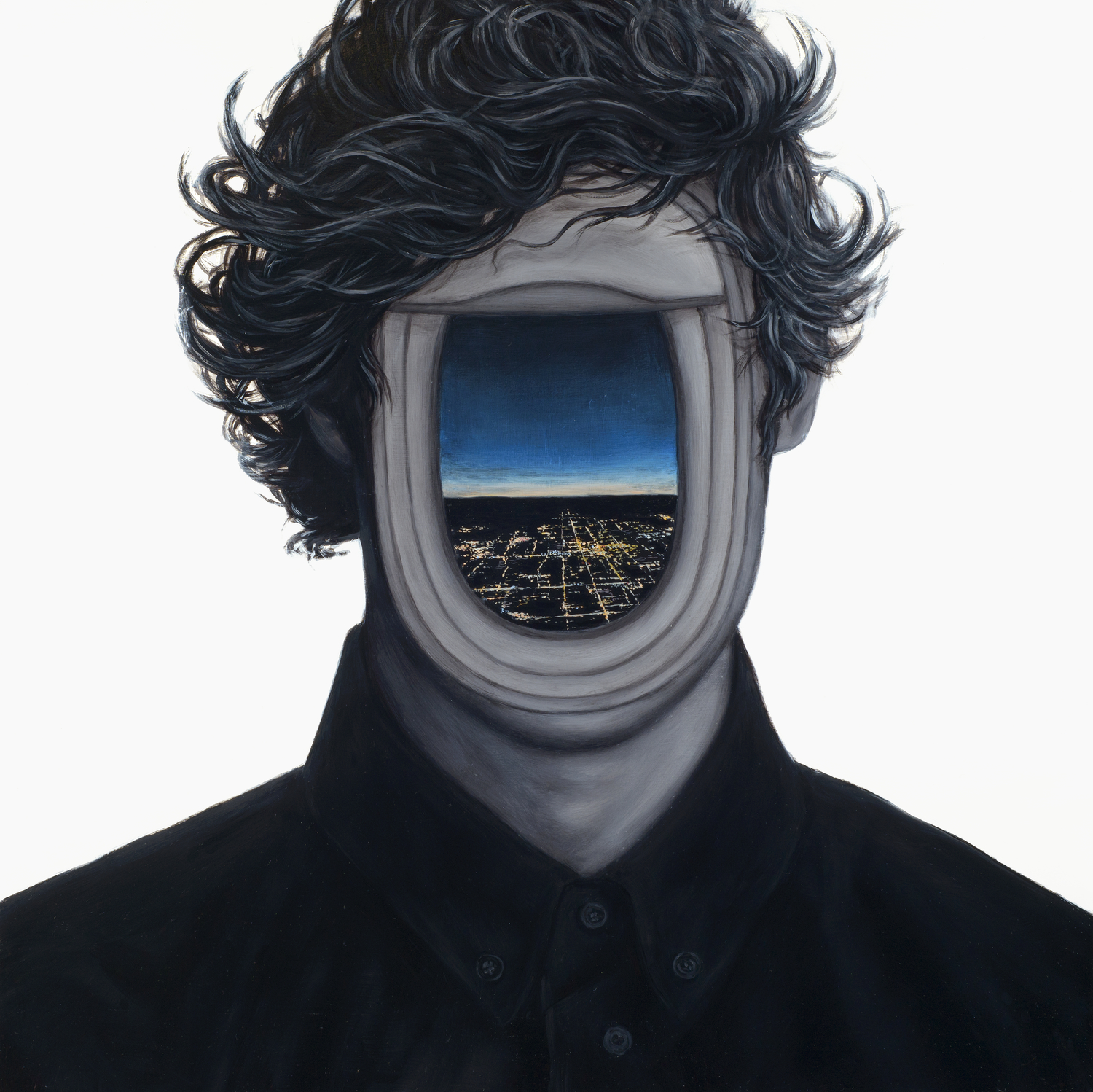 Beau B. Frank ~ Surreal Juxtaposition of Landscapes and Portraits ...