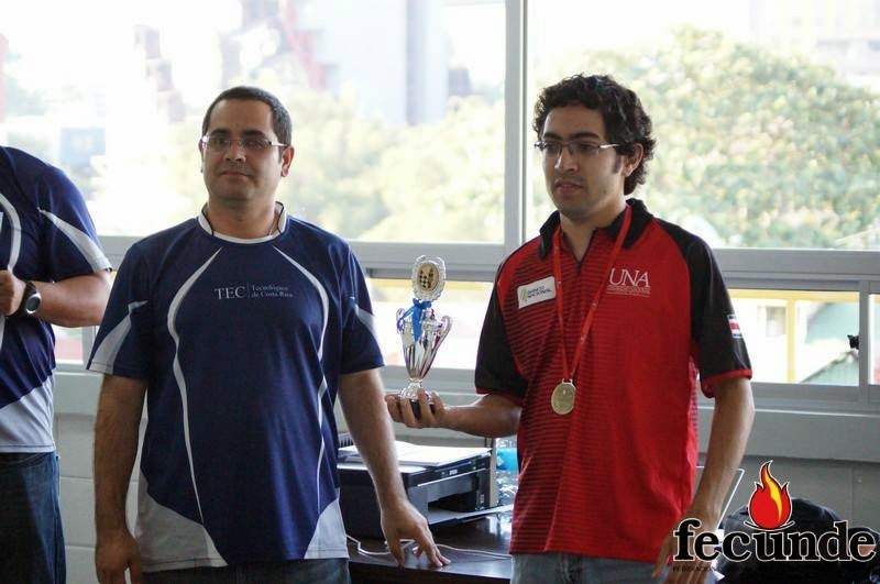 Ticochess: María Rodríguez y Andrés Bonilla, ganadores de FECUNDE 2014