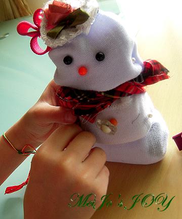 Meijo's Joy: Minute DIY : Let's Play Dress Up Snowman!
