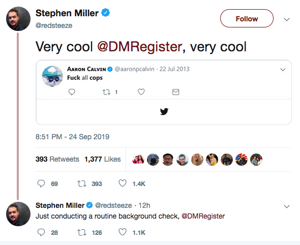 TRUE BORN SONS OF LIBERTY: Des Moines Register reporter Aaron Calvin ...