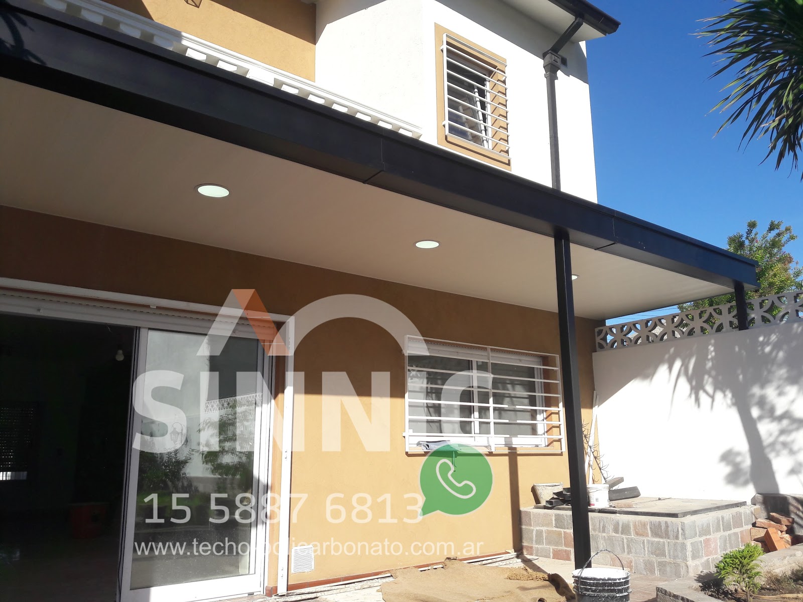 techo de policarbonato, pergolas, aleros: cielo raso de pvc,cielo raso ...