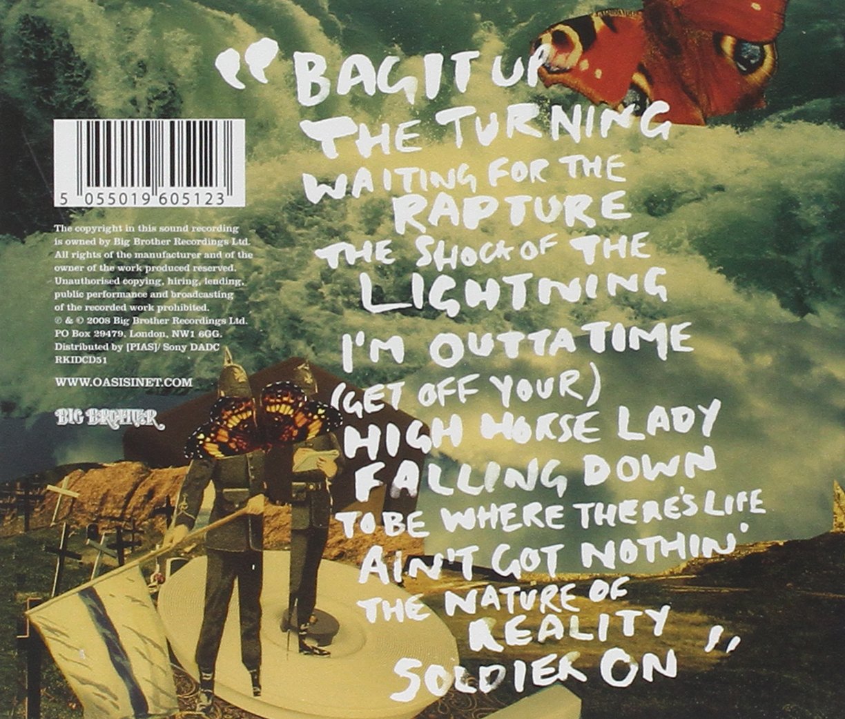 Classic Rock Covers Database: Oasis - Dig Out Your Soul (2008)