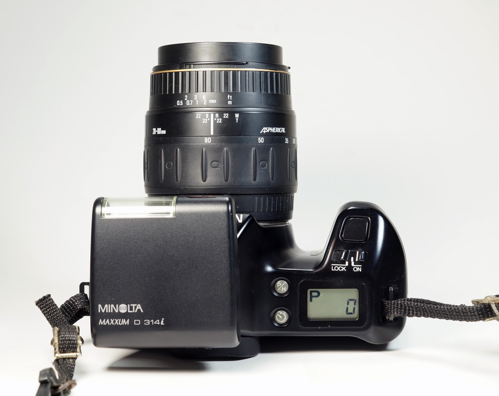 Minolta Maxxum 3000i 35mm SLR Film Camera Quantaray 28-80mm Lens & D ...