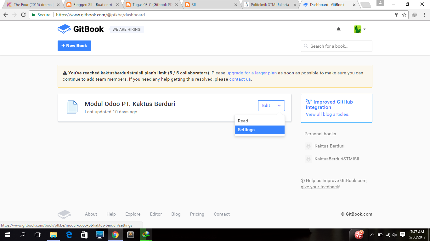 Mendownload file GitBook dalam format PDF - SII