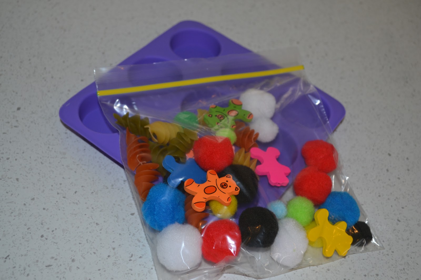 Happy Little Munchkins: Muffin Tray Sorting