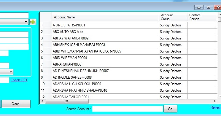 Account Master Help Guide