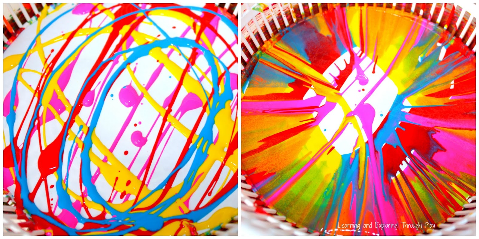 Learning and Exploring Through Play: Spin Art Butterflies