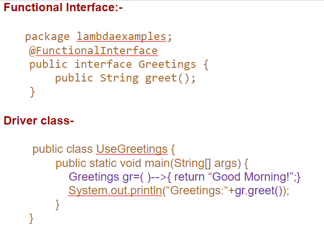 Lambda Expressions in Java