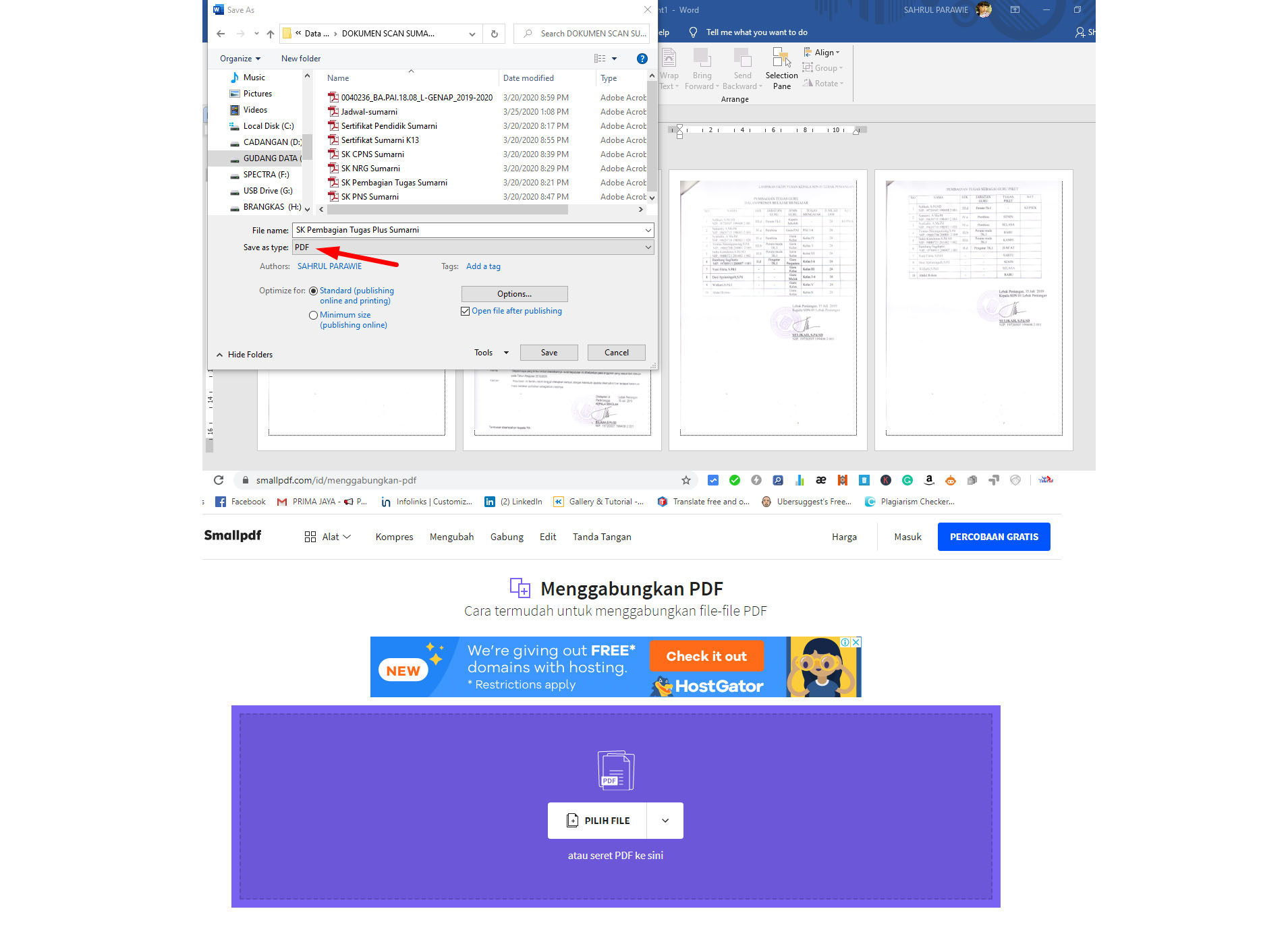 2 Easy Ways To Merge Multiple Pdf Files Into One Blogger Knowledge