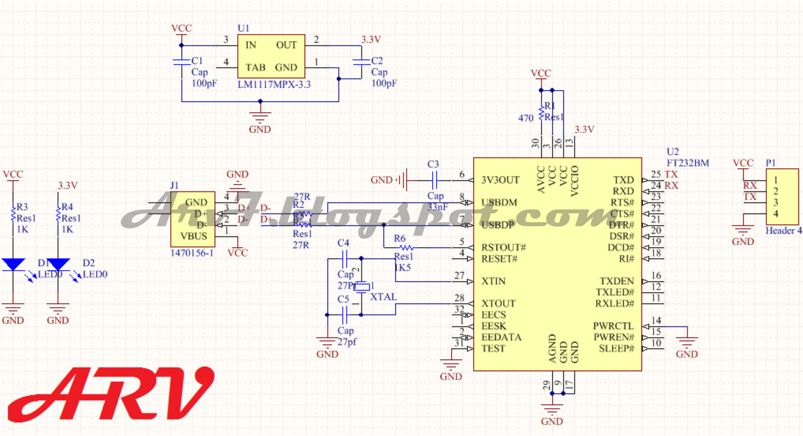 Arv 7 Stm32 Arm Cortex M3 Minimum Board