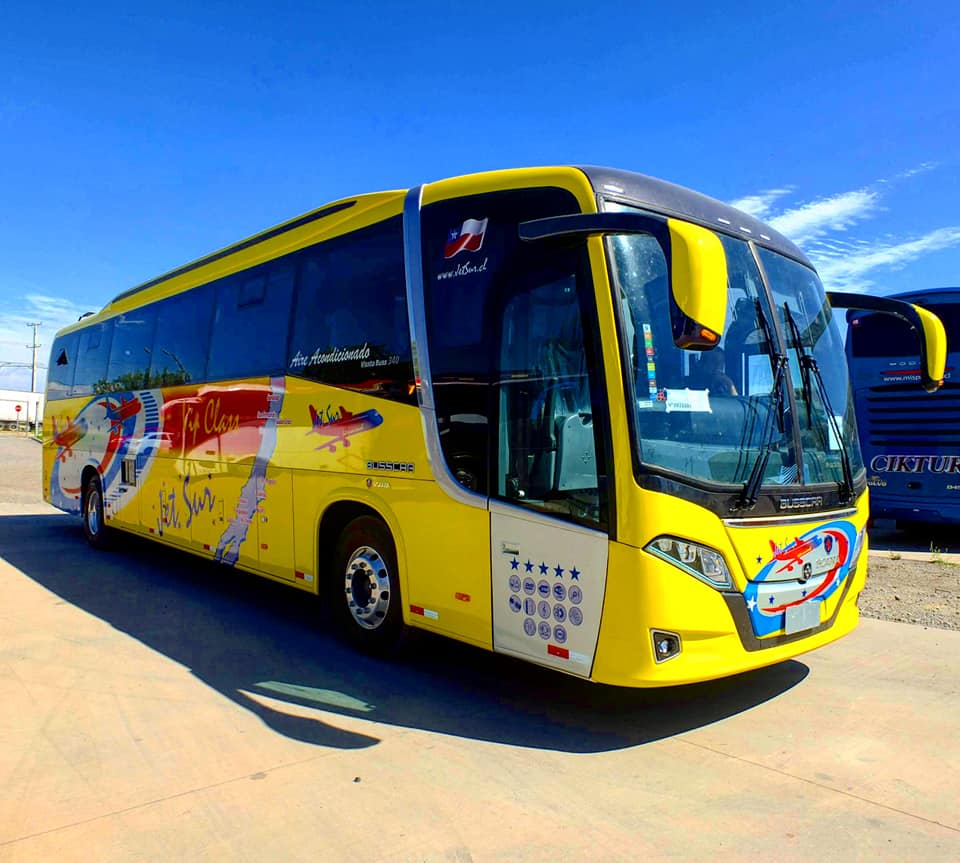 Jet Sur adquirió 6 unidades Busscar de origen brasileño, iniciando el ...