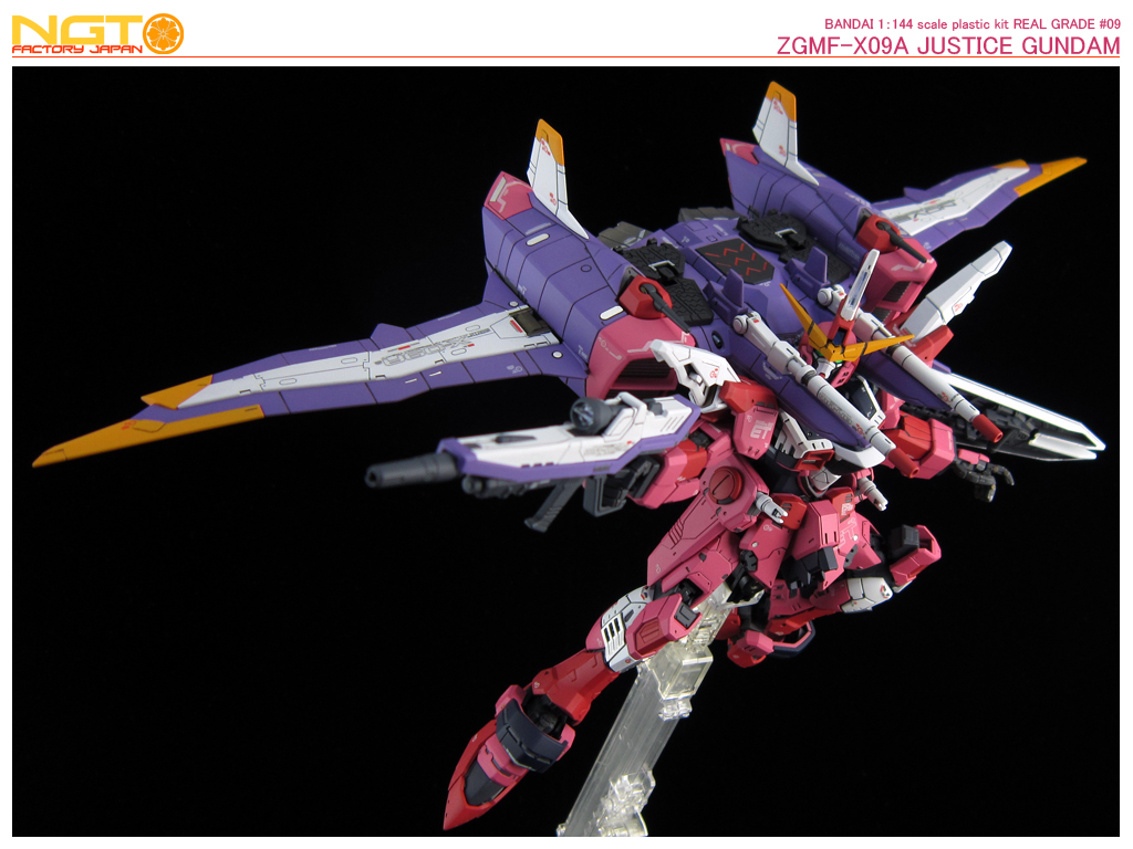 GUNDAM GUY: RG 1/144 Justice Gundam - Customized Build