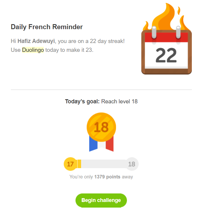 I learned French in four months using Duolingo - Hafiz Adewuyi