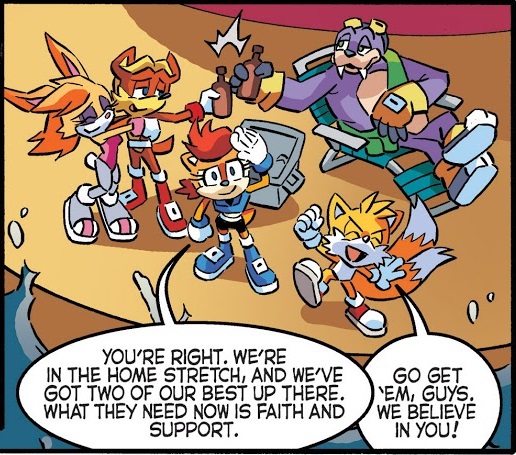 Hedgehogs Can't Swim: Sonic the Hedgehog: Issue 287