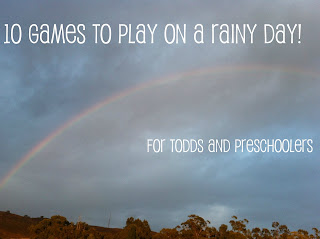 Tot Treasures: TEN Rainy Day Games for Toddlers and Preschoolers!