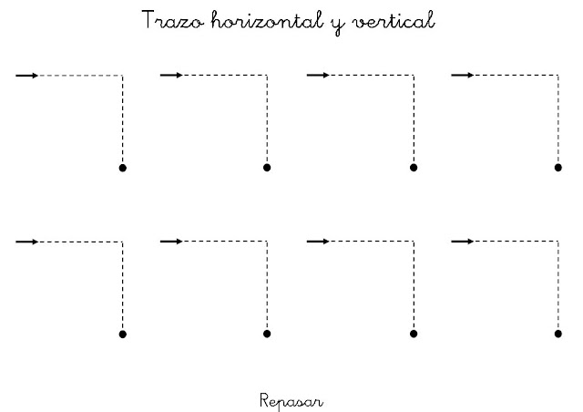 Trabajando en Educación Infantil: 10 fichas para trabajar los trazos ...